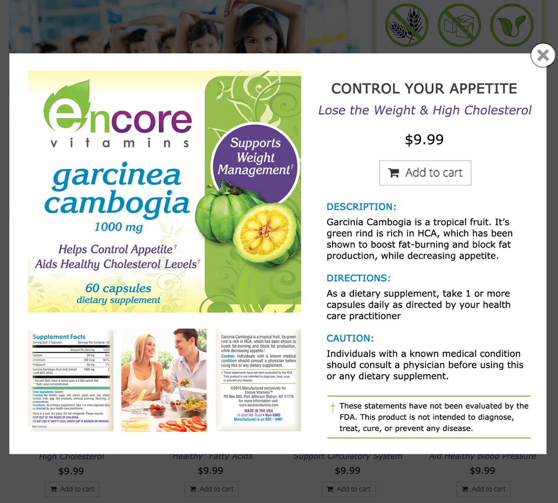 Ecommerce Vitamin Website – Startling Designs